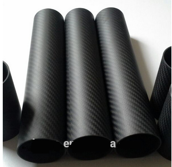 matte surface carbon fiber tubes pipes poles for motor exhaust muffler pipe