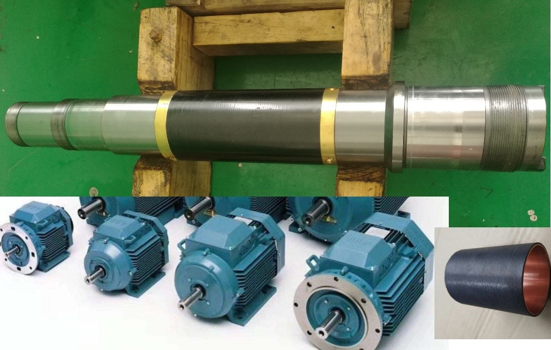 carbon fiber tube for Rotor protection sleeve of permanent magnet ...