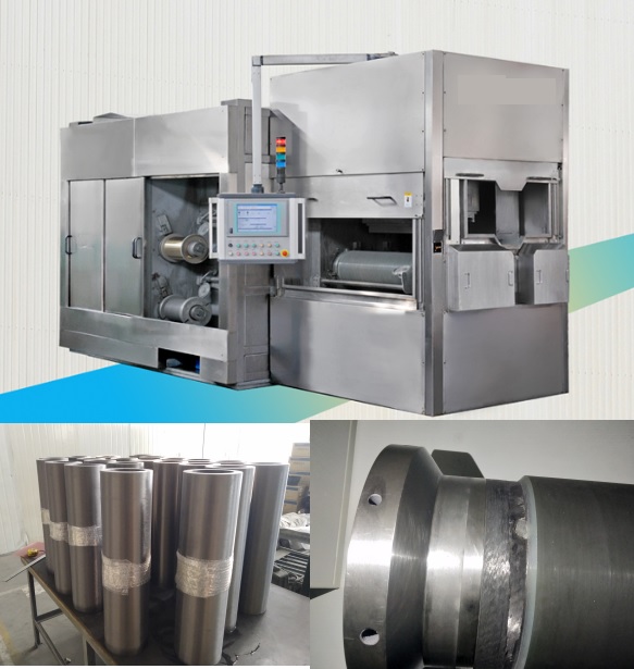 25mm thicker carbon fiber tube for Diamond Wire Wafer Slicing Machine ...